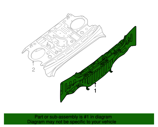 G9110-9N0MA - Rear Body Panel 2009-2014 Nissan Maxima | Nissan Parts ...