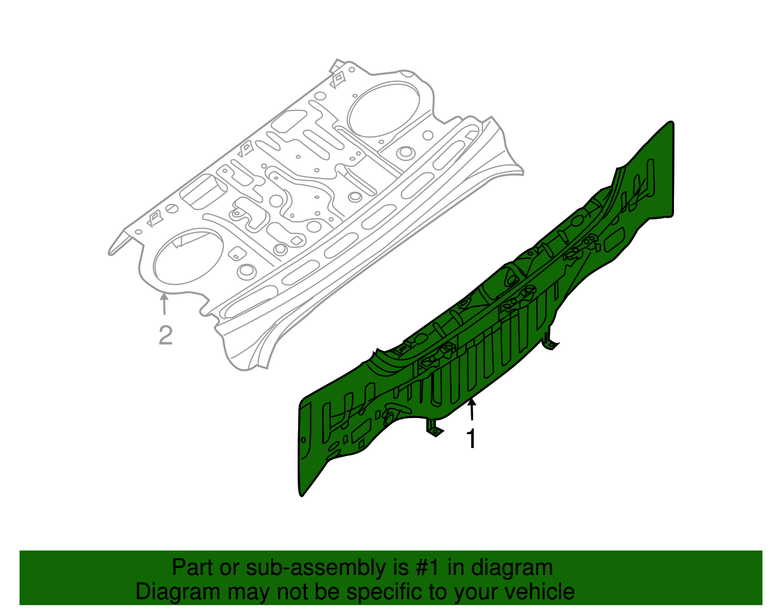 2009-2014 Nissan Maxima Rear Body Panel G9110-9N0MA | Nissan Parts ...