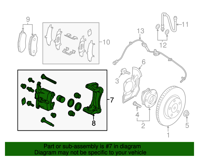 2014-2020 Mazda OEM NEW 2014-2019 Mazda 3 CX3 Caliper Assembly Driver's ...