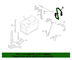 2017-2020 Kia Optima Battery Cable 91885-A8510 | TascaParts.com