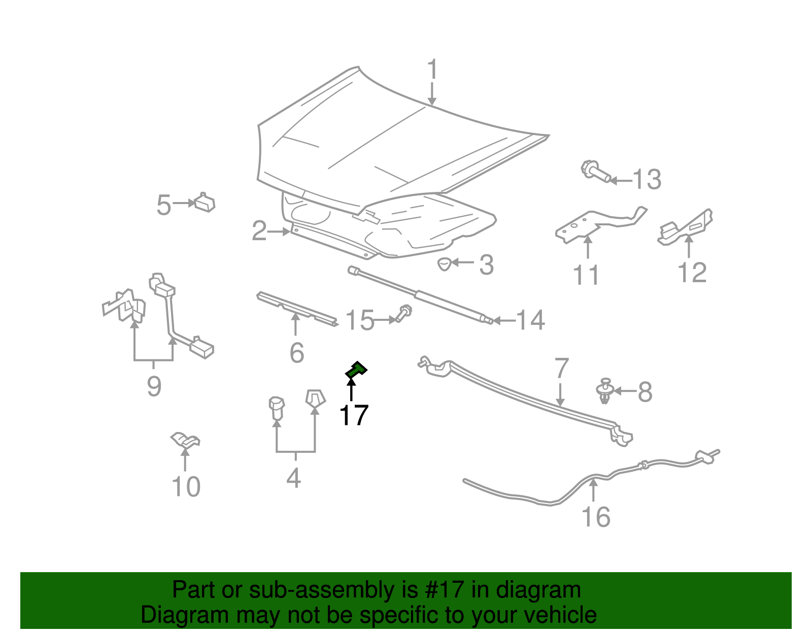 1999-2025 GM Multi-Purpose Clip 22581725 GM | GMPartsDirect.com