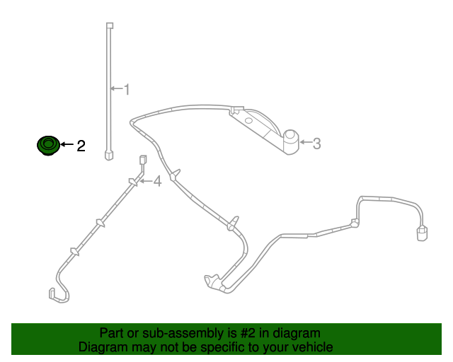 2012-2021 Nissan Antenna Mast Bezel 28216-1PA0A | OEM Parts Online