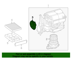 2016-2022 Toyota HVAC Blend Door Actuator 87106-0E130 | OEM Parts Online
