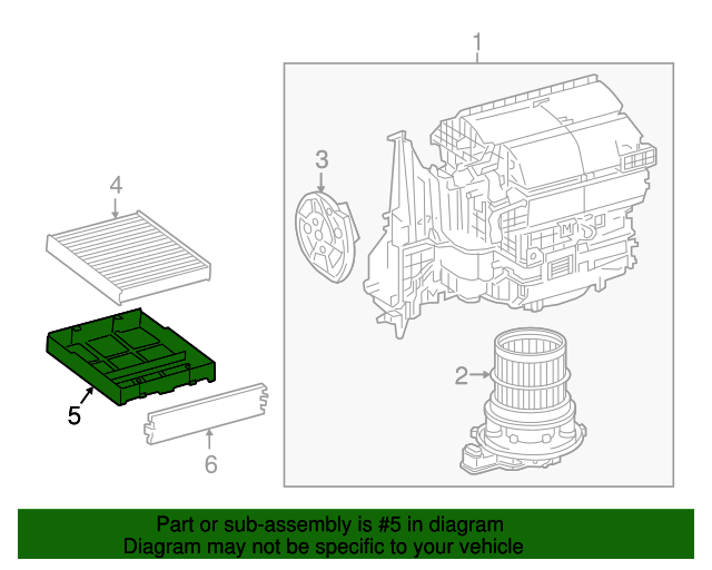 88899-0R010 - Filter Housing - 2016-2022 Toyota | OEM Parts Quick