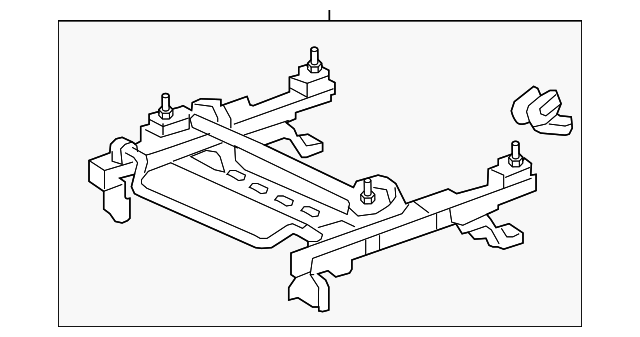 81166-SNA-A02 - Slide Assembly, Sws - 2006-2011 Honda Civic | Honda ...