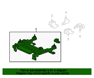 81166-SNA-A02 - 2006-2011 Honda Civic - Slide Assembly Sws | Genuine ...