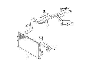 30636959 - Engine Coolant Pipe 2003-2005 Volvo XC90 | AutoNationParts.com