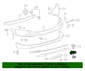 89341-0R050-A0 - Reverse Sensor 2015-2021 Toyota | Ourisman Toyota Parts