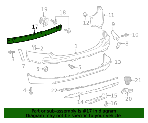 52023-0R020 - Impact Bar - 2013-2018 Toyota RAV4 | Lithia Toyota Parts