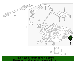 2017-2023 GM Differential Drive Pinion Gear Seal 23269748 GM ...