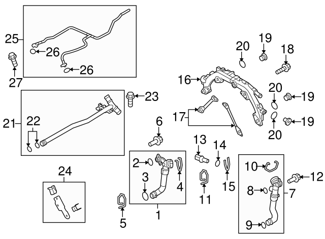 2010-2016 Porsche Panamera Inlet Hose 970-106-232-01 | Sunset Porsche Parts