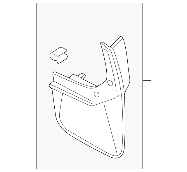 2009-2019 Ford Escape Splash Guards - Molded - Rear DJ5Z-16A550-BA ...