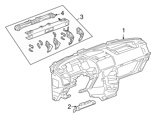 2005-2008 GM Panel Asm Inst *Without Ai 89044069 | TascaParts.com