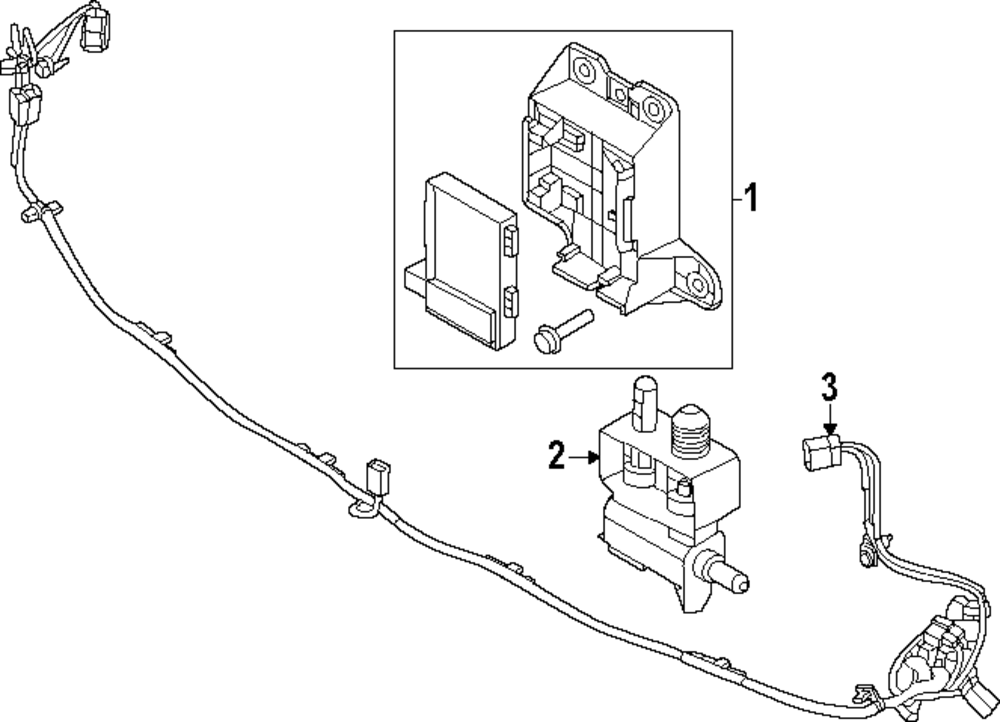 PR3Z-15K867-AA - High-Quality Wire Harness for 2024 Ford Mustang ...