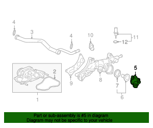 2009-2015 Acura Water Outlet 19311-R70-A00 | OEM Parts Online