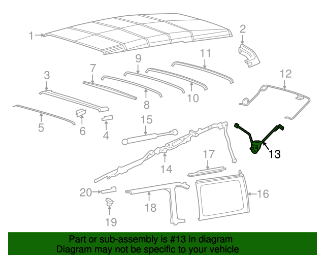 68453752AA - Axle Shaft Support | Mopar Parts Canada