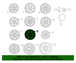 2022-2023 Jeep Wheel, Alloy 4755415aa | TascaParts.com