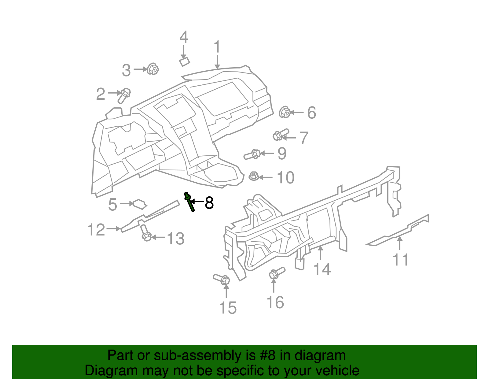 1995-2024 GM Multi-Purpose Rivet 11516807 | GetOEMParts.com