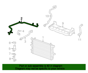 2010-2015 Jaguar Inter-Cooler Hose C2P24287 | OEM Parts Online