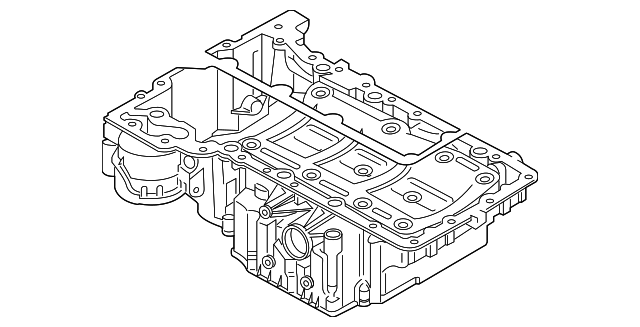 11-13-8-643-438 - Engine Oil Pan - 2014-2024 BMW | BMW Parts Exchange
