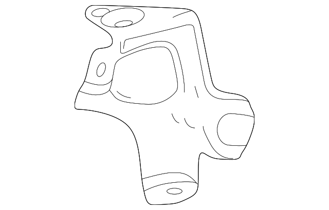 2011-2016 Chevrolet Front Driver Side Lower Fender Bracket 96845507 GM ...