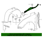 2011-2016 Chevrolet Driver Side Front Engine Compartment Rear Sight ...