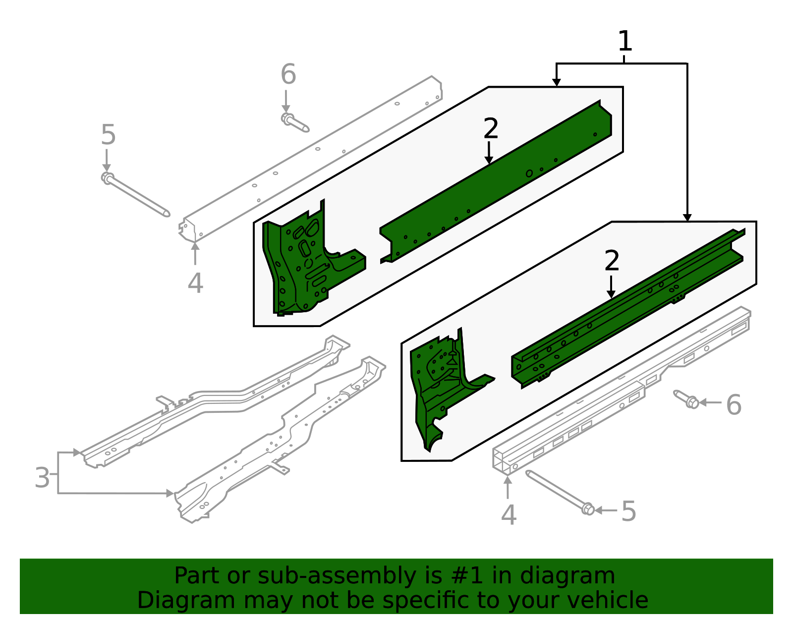 L1MZ-7810110-E - Side Member 2020-2024 Ford | Big 3 Auto Parts