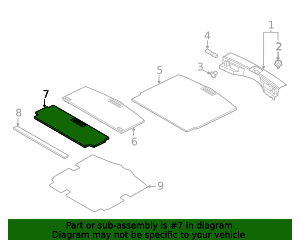 849B9-6RA0A - Upper Lid 2021-2024 Nissan Rogue | Nissan Parts ...