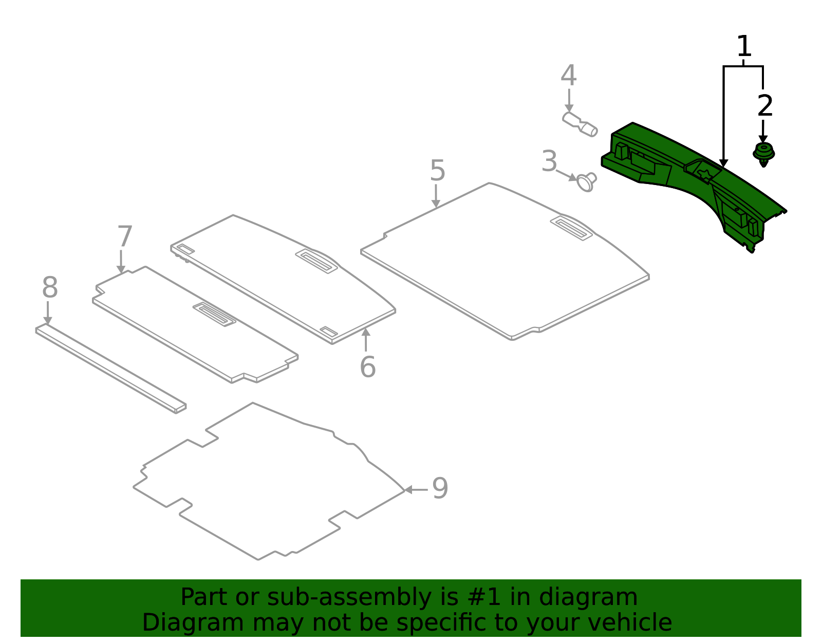 2021-2025 Nissan Rogue Sill Trim 84992-6RA0A | Temecula Nissan Parts
