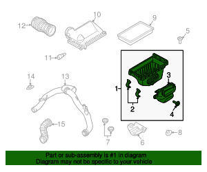 2010-2019 Ford Air Cleaner Body AA5Z-9A600-B | OEM Parts Online