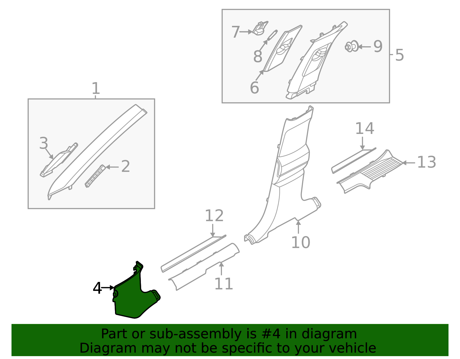 85824-T6000-NBD - Trim Assembly Cowl Side Right-hand 2021-2024 Genesis ...
