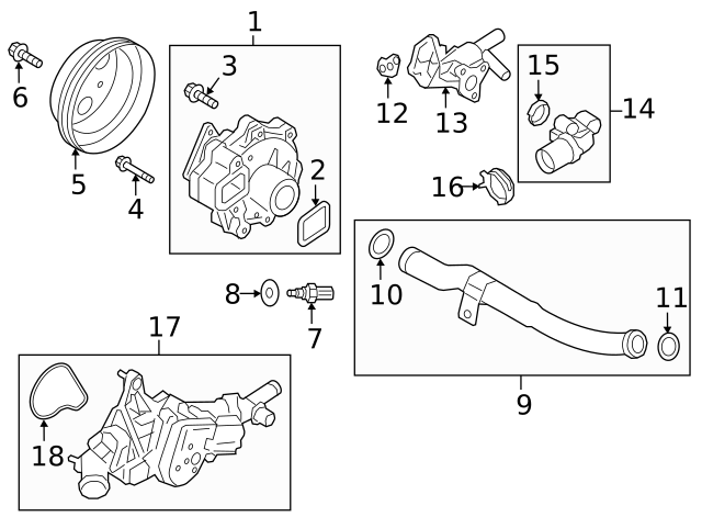 2018-2021 Mazda Water Pipe O-Ring PYFA-15-591A | RealMazdaParts.com