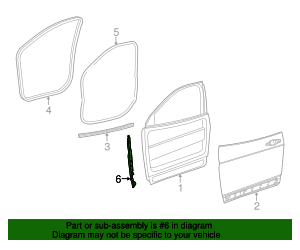 2019-2022 Jeep Cherokee Front Seal - Driver's Side (LH) 5056295AA ...