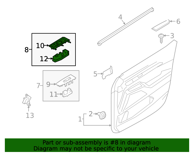 93571-S9050 - Window Switch 2020-2023 Kia Telluride | Kia.Parts Store