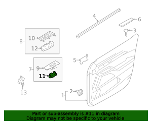 2020-2023 Kia Telluride Window Switch - Passenger Side (RH) 93576-S9200 ...