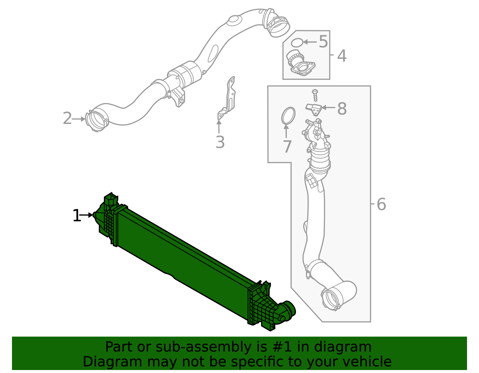 2021-2024 Ford Inter-Cooler LX6Z-6K775-D | OEM Parts Online