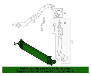 2021-2024 Ford Inter-Cooler LX6Z-6K775-D | OEM Parts Online