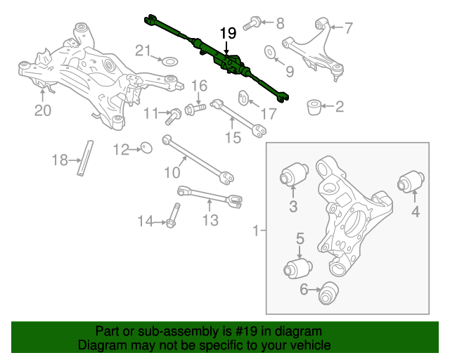 Actuater Complete - Hicas 55705-6AU0A | Genuine Infiniti Parts