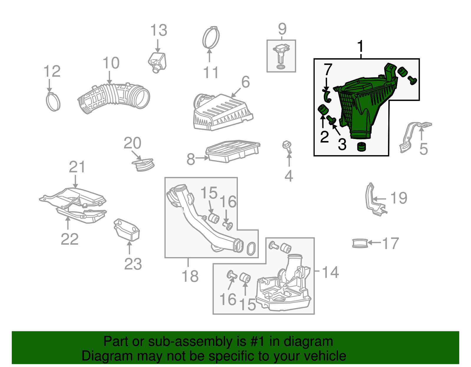 2008-2015 Honda Lower Housing 17201-R40-A00 | OEM Parts Online