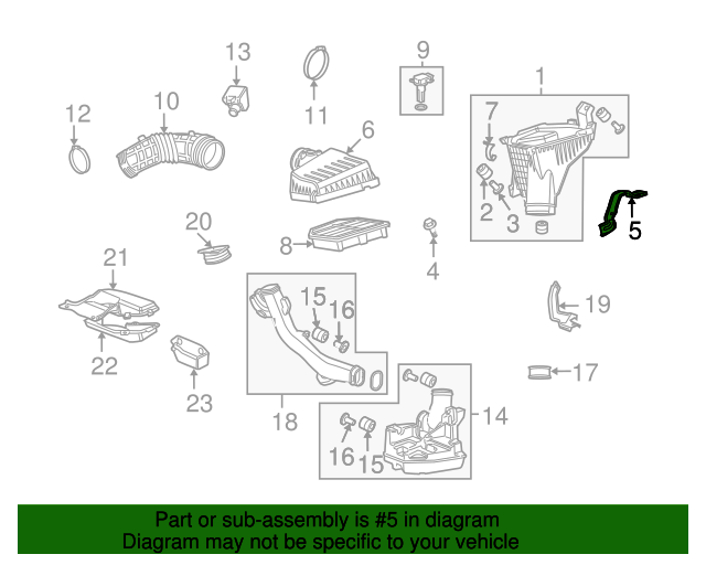 17261-R40-A00 - Mount Bracket 2008-2015 Honda | Honda Parts Online