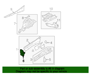 2013-2020 Mazda Bumper Bracket - Driver's Side (LH) KD53-54-18XA ...