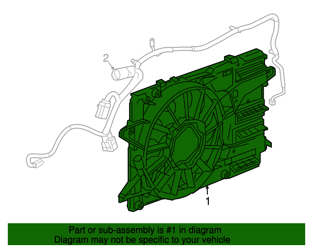 2016-2020 GM Fan (Replaces 84297662) 86828263 GM | GMPartsDirect.com