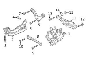 52355-T22-A01 - Suspension Control Arm 2022-2023 Honda Civic ...