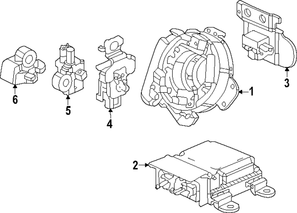 77900-3A0-D61 - 2023-2025 Honda CR-V - Clock Spring | Genuine Honda Parts