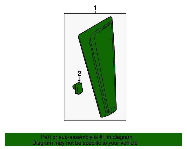 22966563 - OEM GM Repeater Lamp | GMPartsCenter.net | GM Parts Center