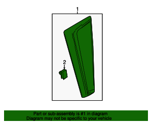 22966563 - OEM GM Repeater Lamp | GMPartsCenter.net | GM Parts Center