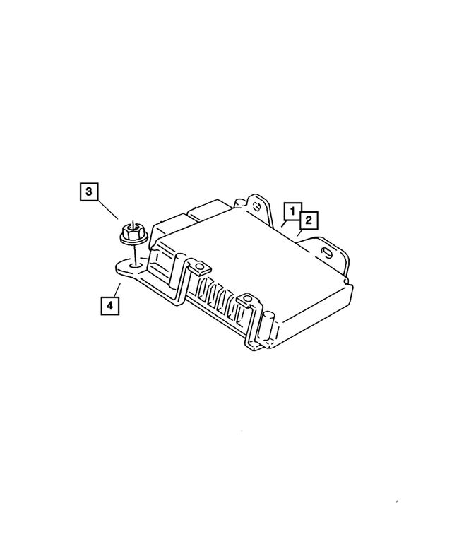 2005 Dodge Neon Powertrain Control Module 5161105AA | My Mopar Parts