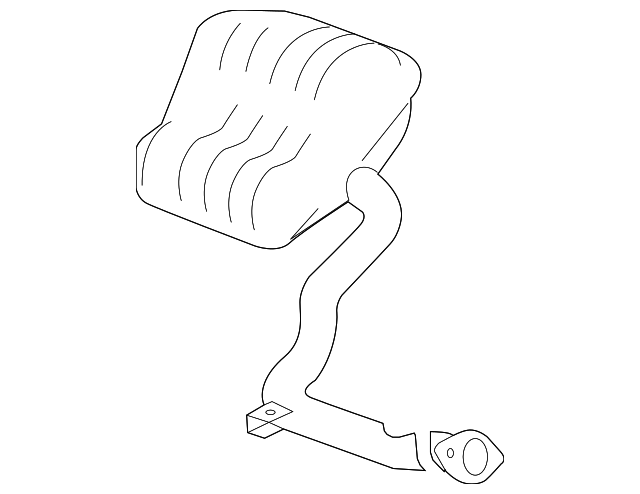 68260153AB - Exhaust Resonator And Pipe - 2015-2018 Dodge Challenger ...