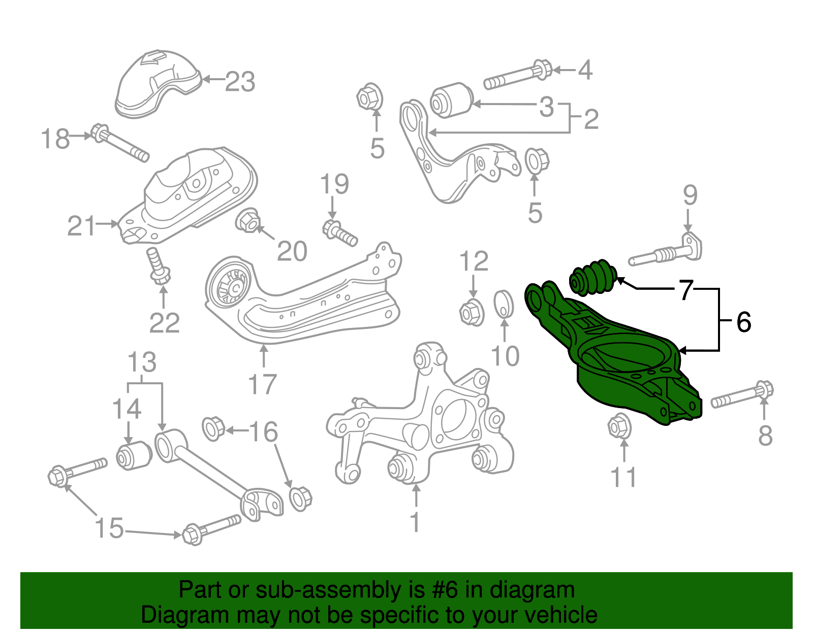 Genuine Toyota Lower Control Arm part# 48730-02060 for 2016-2025 Toyota ...