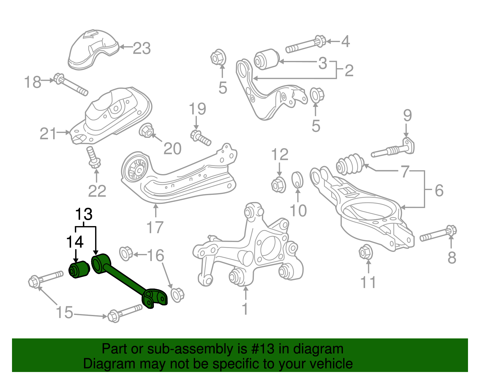 Genuine Toyota Link Rod part# 48710-47010 for 2016-2025 Toyota ...